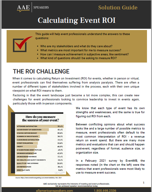 Calculating Event ROI Guide